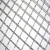 China 5mm Wire 50mm Aperture Galvanized Crimped Wire Mesh Corrosion Proof Woven Square Hole Mesh for sale