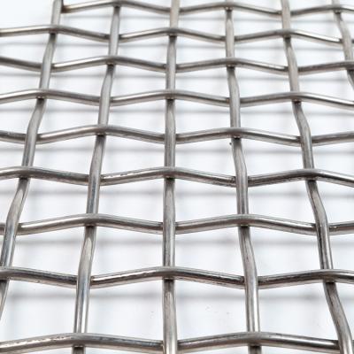 China 316 Stainless Steel Galvanized Double Crimped Wire Mesh for Vibrating Sieve for sale