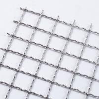 China SUS 304 316 316l 6 8 10 12 14 20 Mesh Stainless Steel Crimped Woven Wire Mesh for sale