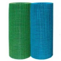 China Custom Height 1m-2.4m PVC Coated Welded Mesh Panel with Multiple Aperture Optional and Galvanized Steel Base for sale