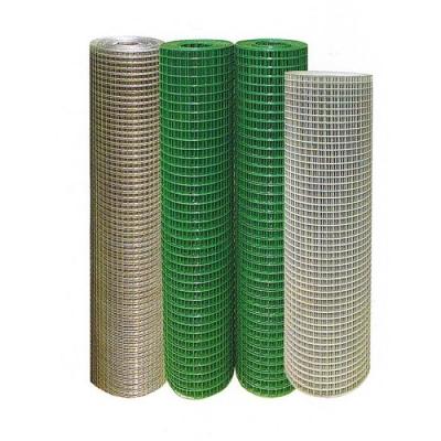 China Custom Green PVC Coated Welded Mesh Stainless Steel Wire Mesh Opening 1/2