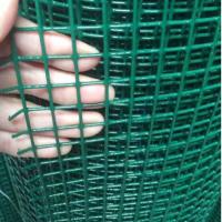 China Wholesale Price 1/2 Inch Square Hole PVC Coated Welded Wire Mesh Roll For Rabbit Cage for sale