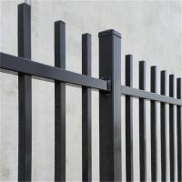 China Residential Low Carbon Steel Pipe Power Coated Picket Steel Fence and Ornamental Fence for sale