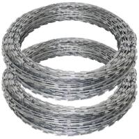 China Factory Price Razor Wire Fence/ Razor Barbed Wire/ Galvanized Concertina Razor Wire Galvanized Blade Barbed Wire Rolls for sale