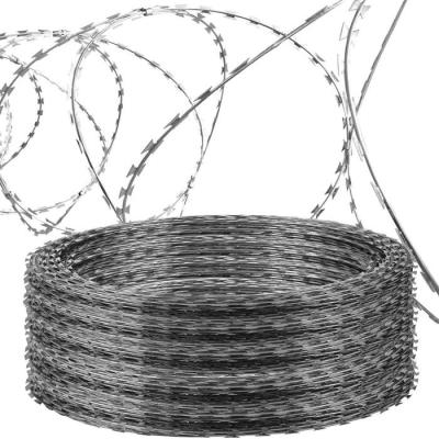 China Factory Supply High Quality Galvanized Razor Wire Mesh Anti Climb Fence for sale