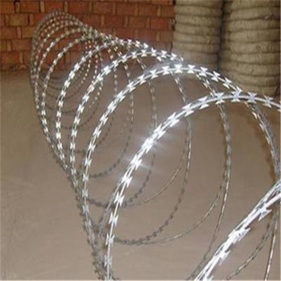 China Hexagon Wire Mesh Hot Dip Galvanized Razor Wire Mesh Anti-Climbing Razor Wire Mesh for sale
