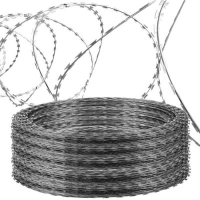 China Bto-22 Welded Barbed Razor Wire Mesh For Standard Gauge Single Line SGR Railway for sale
