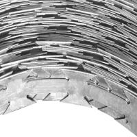 China BTO-22 Welded Barbed Razor Wire Mesh with 2.5mm Wire Diameter and Hot Dip Galvanized Surface for SGR Railway for sale