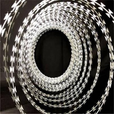 China Stainless Steel Galvanized Razor Barbed Wire Mesh for Agricultural Fencing and Livestock Security for sale