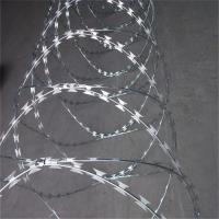 China Safety Protection Barbed Wire Fence 2.5mm Iron Wire Mesh Razor Barbed 25kgs/Roll Galvanized Barbed Wire for sale