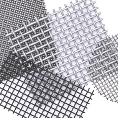 China High Quality 304 316 Stainless Steel Wire Mesh Filter Net Screen Cloth Metal Mesh Square Wire Netting Woven Mesh for sale