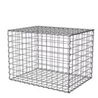 China 2x1x0.5m Welded Galvanized Gabion Box Stone Cage Garden Fence Gabion Basket for sale