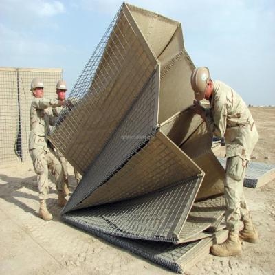 China Heavy Duty Anti-corrosion Welded Explosion-proof Cage Hesko Barriers ML1 Defensive Bag Bastions Sand Wall Barrier Defense Fence for sale