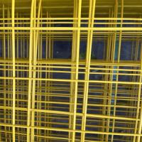 China Black PVC Coated Customsized Welded Wire Mesh Sheets with Square or Rectangle Hole for Construction for sale