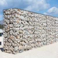 China 1mx1mx1m Hot Dip Galvanized Square Hole Welded Wire Mesh Gabion Box for Retaining Walls for sale