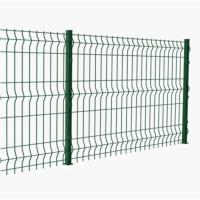 China PVC Coated Perimeter Wall 3D Bent Wire Mesh Fence Welded Wire Mesh Fencing for sale
