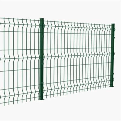 China PVC Coated Perimeter Wall 3D Bent Wire Mesh Fence Welded Wire Mesh Fencing for sale