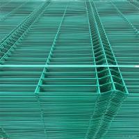 China Heavy Duty PVC Welded Wire Mesh Panel with 4mm Wire for Warehouse Safety Fence for sale