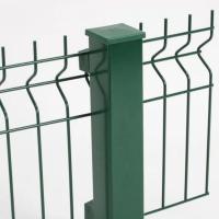 China PVC Coated Galvanized 3D Curved Fence with Customized 3D Modeling Welded Wire Mesh Fence Panel for sale