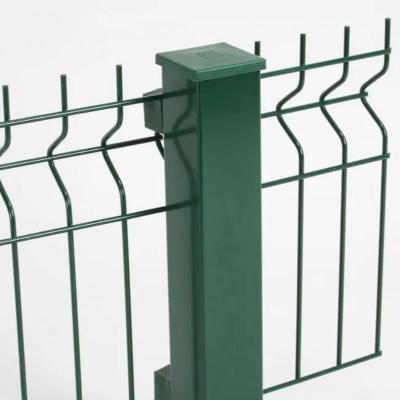China Outdoor PVC Coated Corrosion Resistant 3D Curved Fence with Modular Design for Gardens for sale