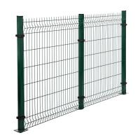 China Hot Sale Outdoor Garden 3D Triangle Fence Panel Galvanized 3D Bending Curved Welded Wire Mesh Fence for sale