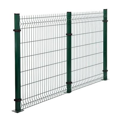 China Hot Sale Outdoor Garden 3D Triangle Fence Panel Galvanized 3D Bending Curved Welded Wire Mesh Fence for sale
