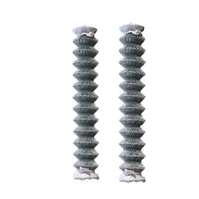 China 8ft Galvanized Chain Link Security Wire Fence 8ft Chain Link Security Wire Fence for sale