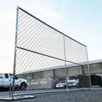 China 8 Foot Boundary Wall Hot Dipped Galvanized Chain Link Fence For Industry for sale
