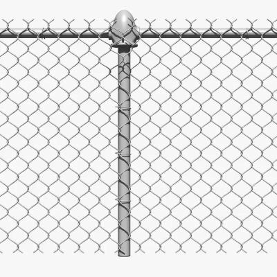 China High Quality 6 Foot 8FT 10FT PVC Chain Link Fence Price Galvanized Cyclone Wire Fence Metal Panel for Garden Outdoor for sale