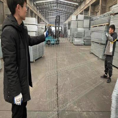 China 4mm Wire Diameter 50 X180mm 3d Curved Fence For Boundary Wall for sale
