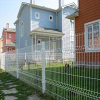 China Anti Impact 50×200mm Mesh Galvanized+Powder Coated 3D Curved Fence for Construction Sites for sale
