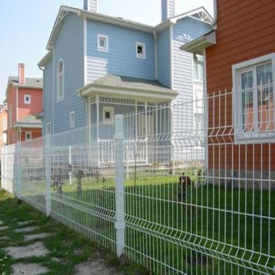 China Anti Impact 50×200mm Mesh Galvanized+Powder Coated 3D Curved Fence for Construction Sites for sale