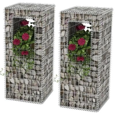 China Hot Dipped Galvanized Gabion Box Gabion Basket for Retaining Wire Gabion Iron Wire Mesh for Stone Cages for sale