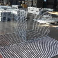 China 1*1*1m Hot Dipped Galvanized Stone Cage Welded Gabion Box Retaining Wall Gabion Basket for sale