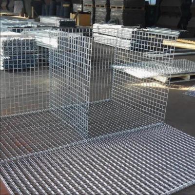 China 1*1*1m Hot Dipped Galvanized Stone Cage Welded Gabion Box Retaining Wall Gabion Basket for sale