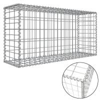 China 1x1x2 PVC Gabion Basket Gabion Box Retaining Zinc Coated Gabion Mesh in Steel Wire Mesh for sale