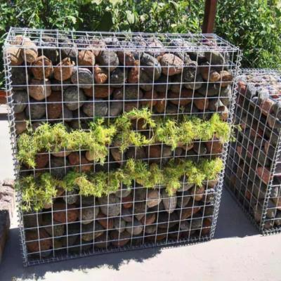 China Welded Gabion Wire Mesh Box Galfan Coated Gabion Walls Gabions for Stones for sale