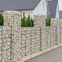 China 2.7mm Galvanized Gabion Basket Size 2x1x1m 1.5x1x1m with Cell Size 8x10cm Woven Gabion Mesh for sale