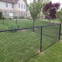 China 8ft Height Galvanized Chain Link Fence with Q195 or Q235 Material and Hot Dip Galvanized Finish for sale