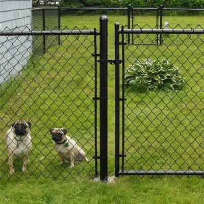 China 3.0mm Galvanized Chain Link Fence Pvc Coated Cyclone Fence Panels Easy Installation for sale