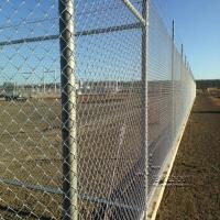 China Galvanized Cyclone Wire Mesh Fence 8 Foot 6 Foot Chainlink Fence Wire Roll for sale