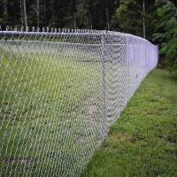 China Hdg 50g/M2 Metal Galvanized Chain Link Fence For Railway Highway for sale