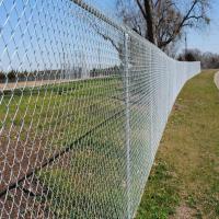 China Secure Galvanized Chain Link Fence Height 1.8m 60X60 1.8X25m Chain Link Fencing for sale