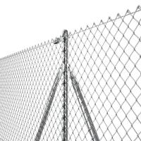 China Complete Galvanized Chain Link Fence Kit Includes Mesh Panels & Hardware for Ranch Temporary or Permanent Installation for sale