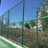 China Diamond Woven Construction Chain Link Fence Wear Resistant Chain Link Fence Panels for sale