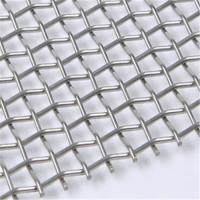 China Square And Rectangular Openings Woven Wire Grid Crimped Wire Screen Rolls And Flat Panels for sale