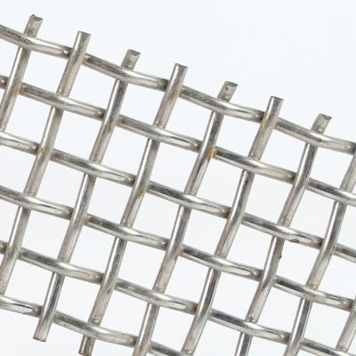 China Wholesale High Tensile Stainless Steel 304 Woven Wire Mesh Screens Crimped Wire Mesh for sale