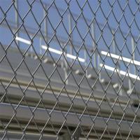 China Galvanized 4ft 5ft 6ft Chain Link Fencing Outdoor Diamond Hole Cyclone Iron Wire Mesh Garden Fencing Panel with Gate for sale