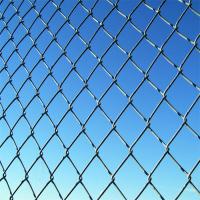 China 8Ft High X 25Ft Rolls PVC Coated Diamond Shape Wire Mesh Steel Galvanized Chain Link Fence for sale