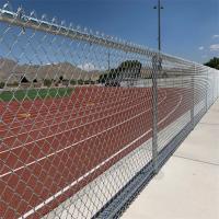 China Diamond Cyclone Wire Mesh Chain Link Fence/cyclone Wire Fence with PVC Coated for sale